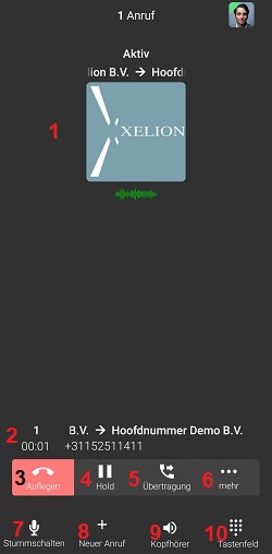 Anleitung Xelion 8 Android App