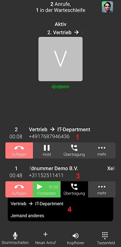 Anleitung Xelion 8 Android App