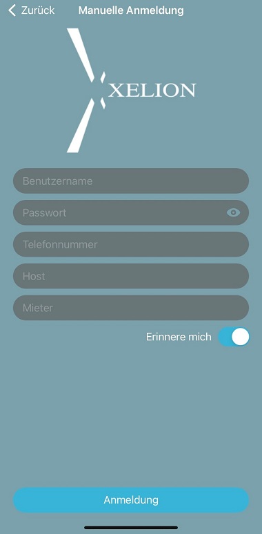 Anleitung Xelion 8 iOS App